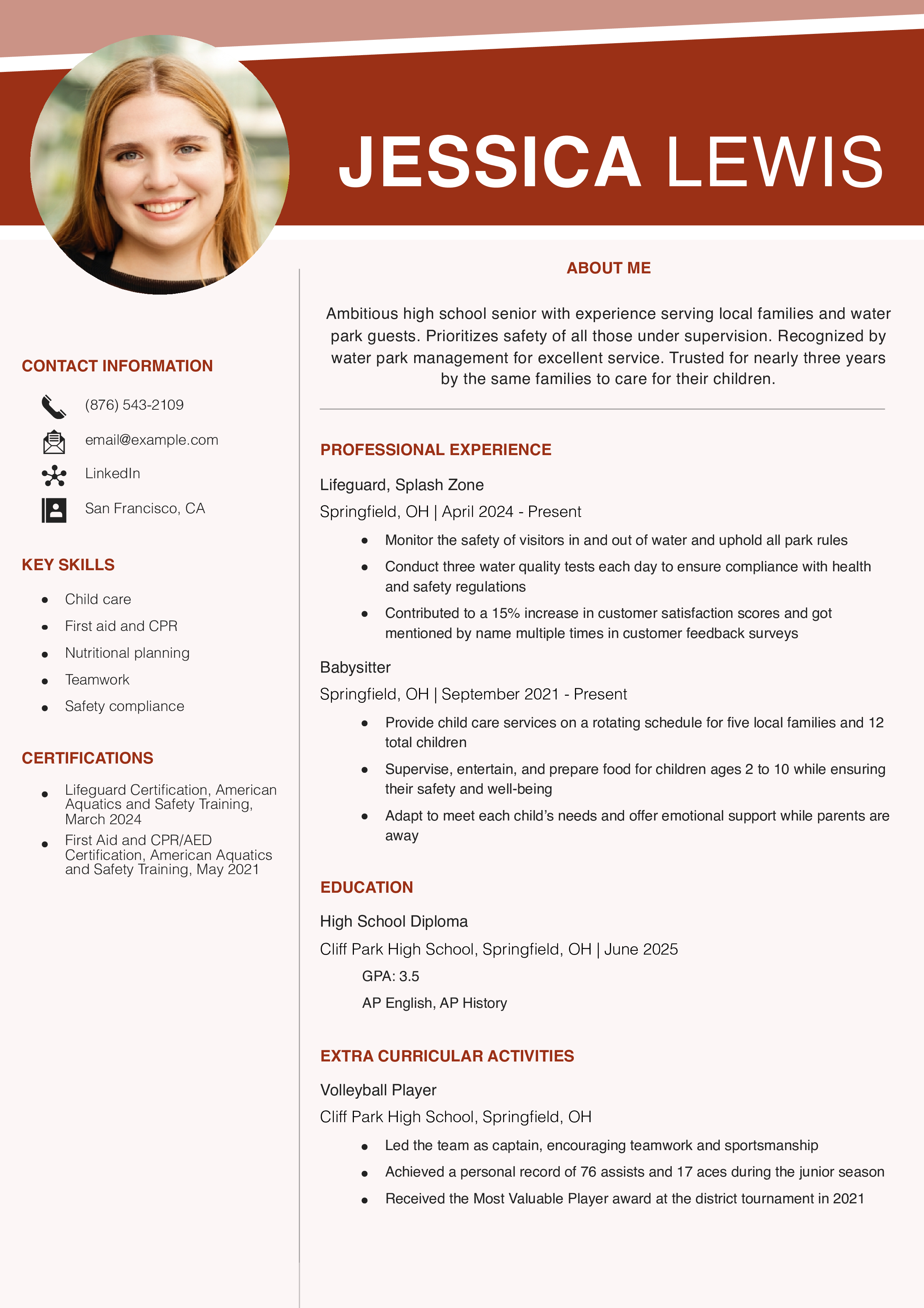 First Resume Examples and Templates for 2024 - ResumeTemplates.com
