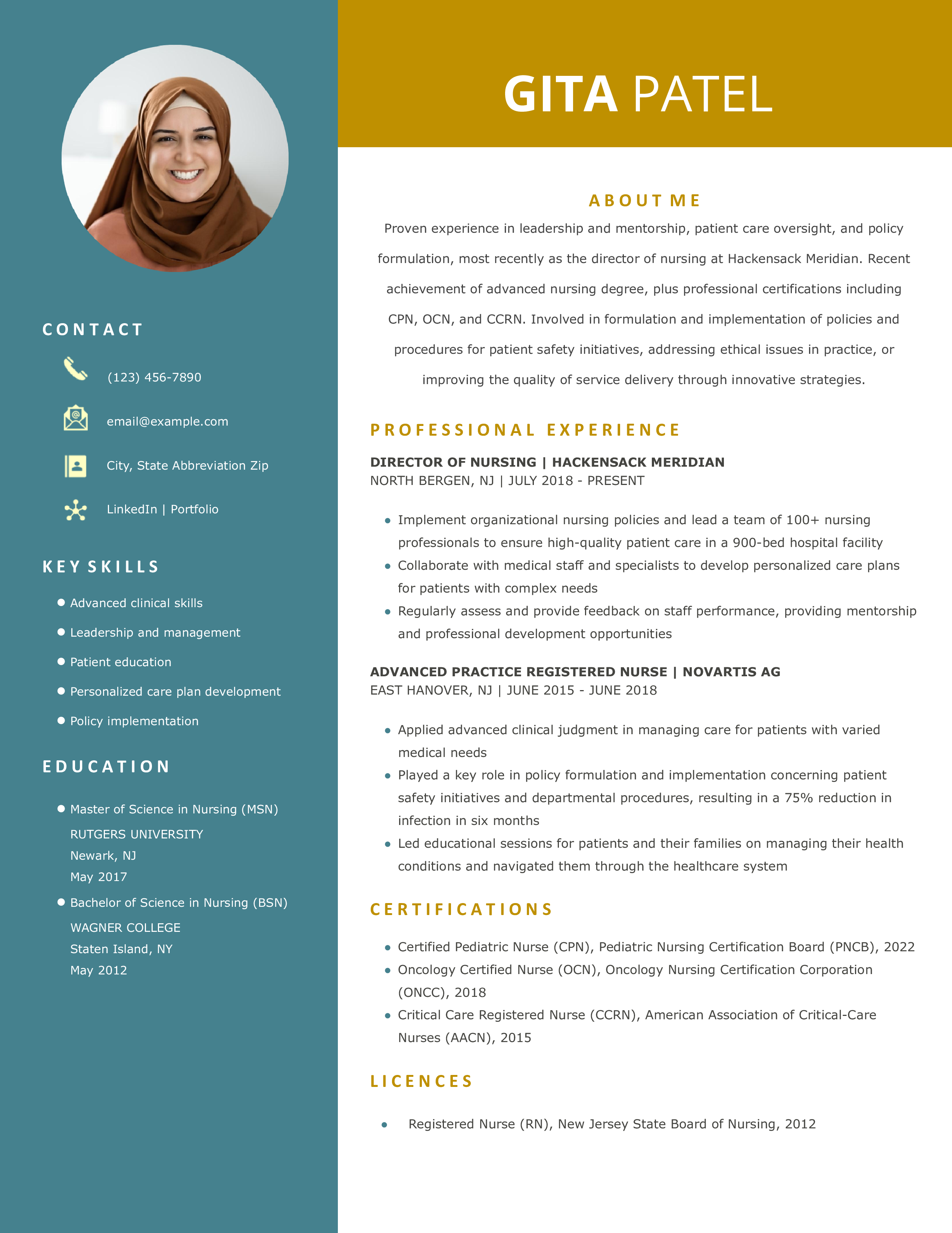 New Grad Nursing Resume Examples and Templates for 2024 ...