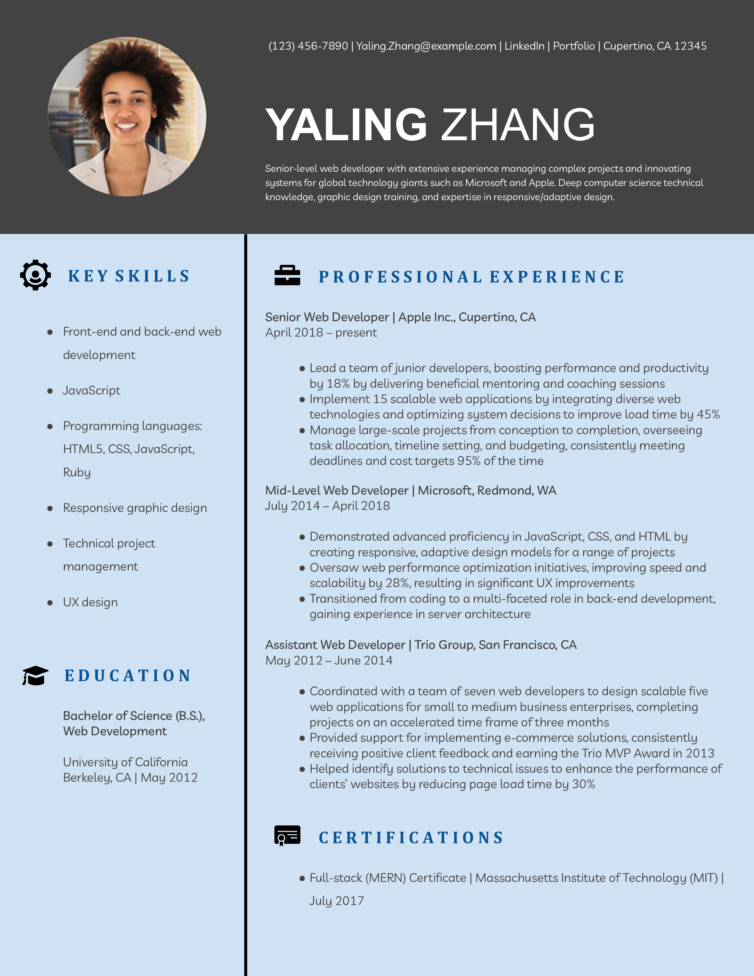 Web Programmer Resume Programmer Resume—Examples And 25+ Writing