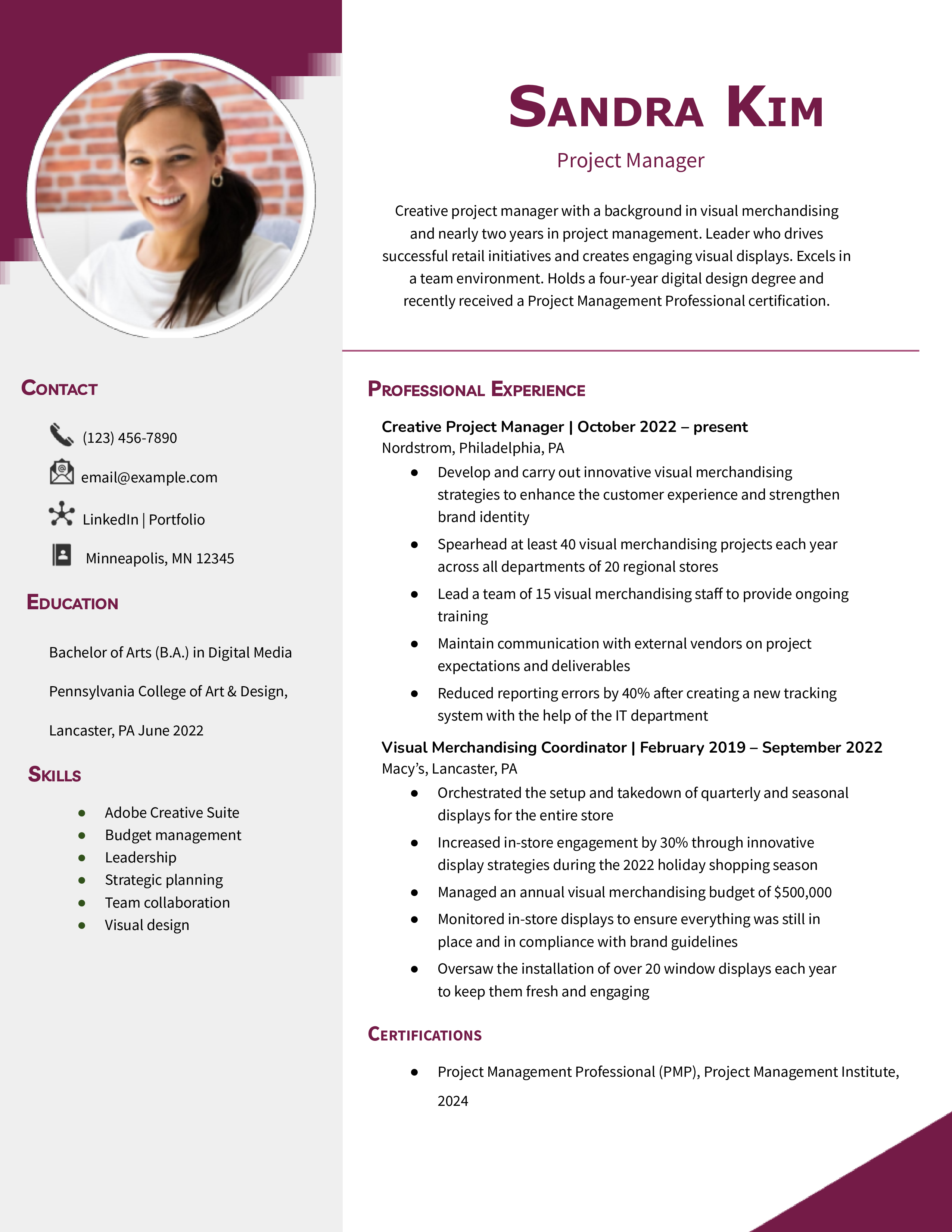 Project Manager Resume Examples and Templates for 2025 ...