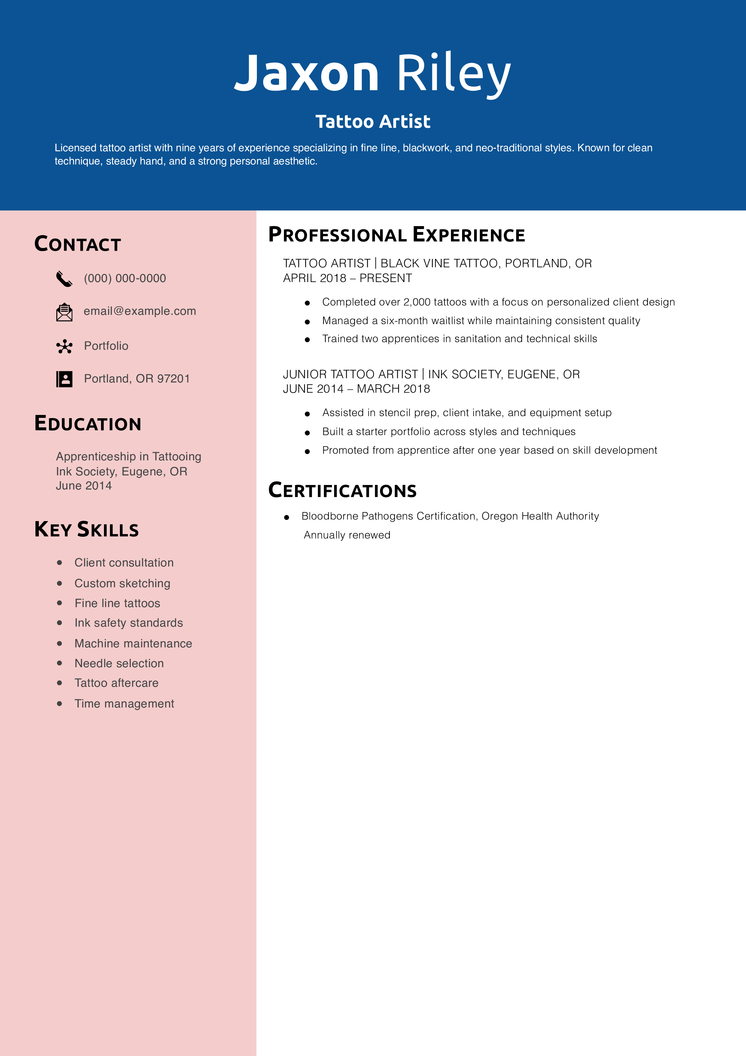 Best Artist Resume Examples and Templates for 2025