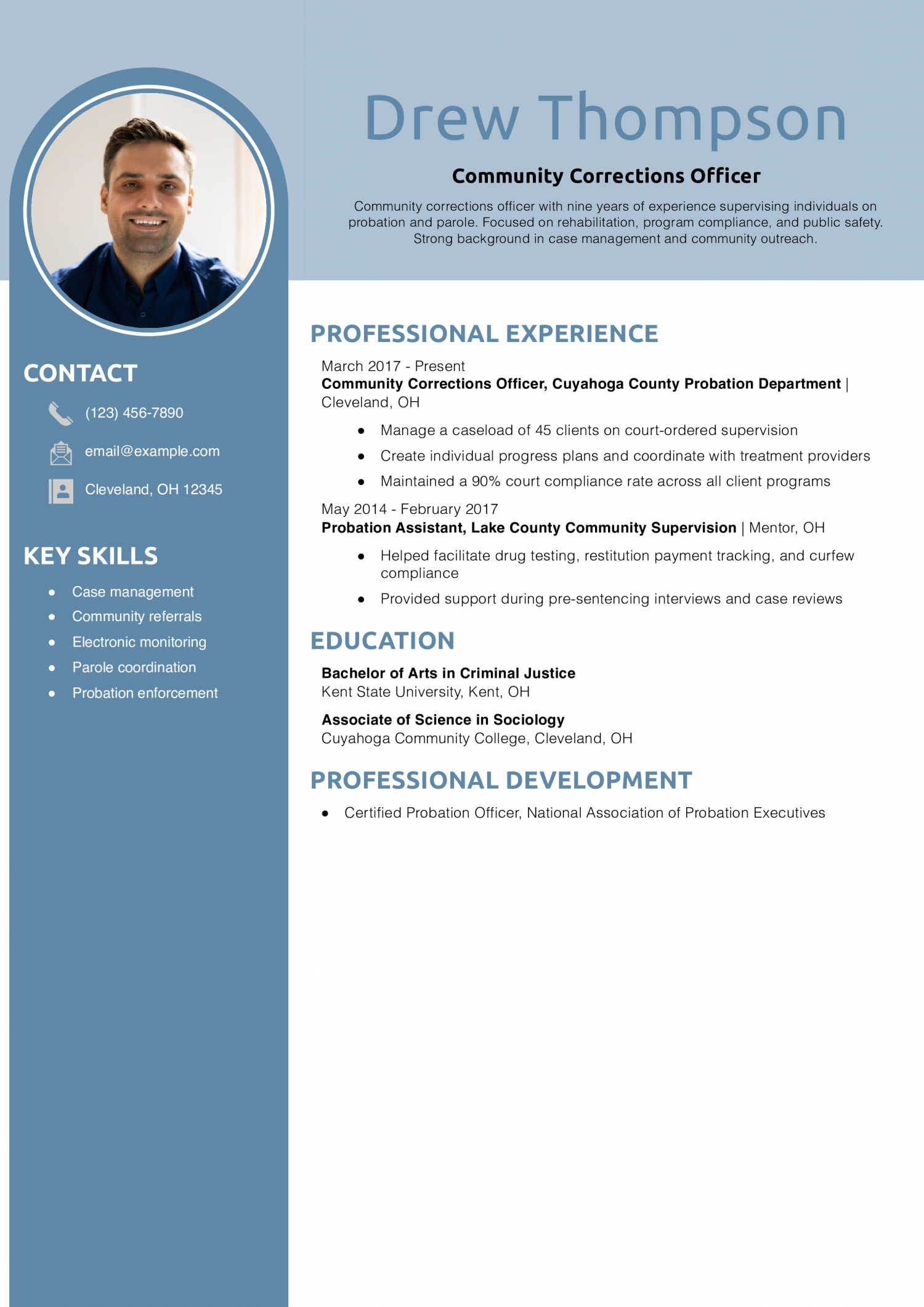 20 Best Correctional Officer Resume Examples and Templates for 2025